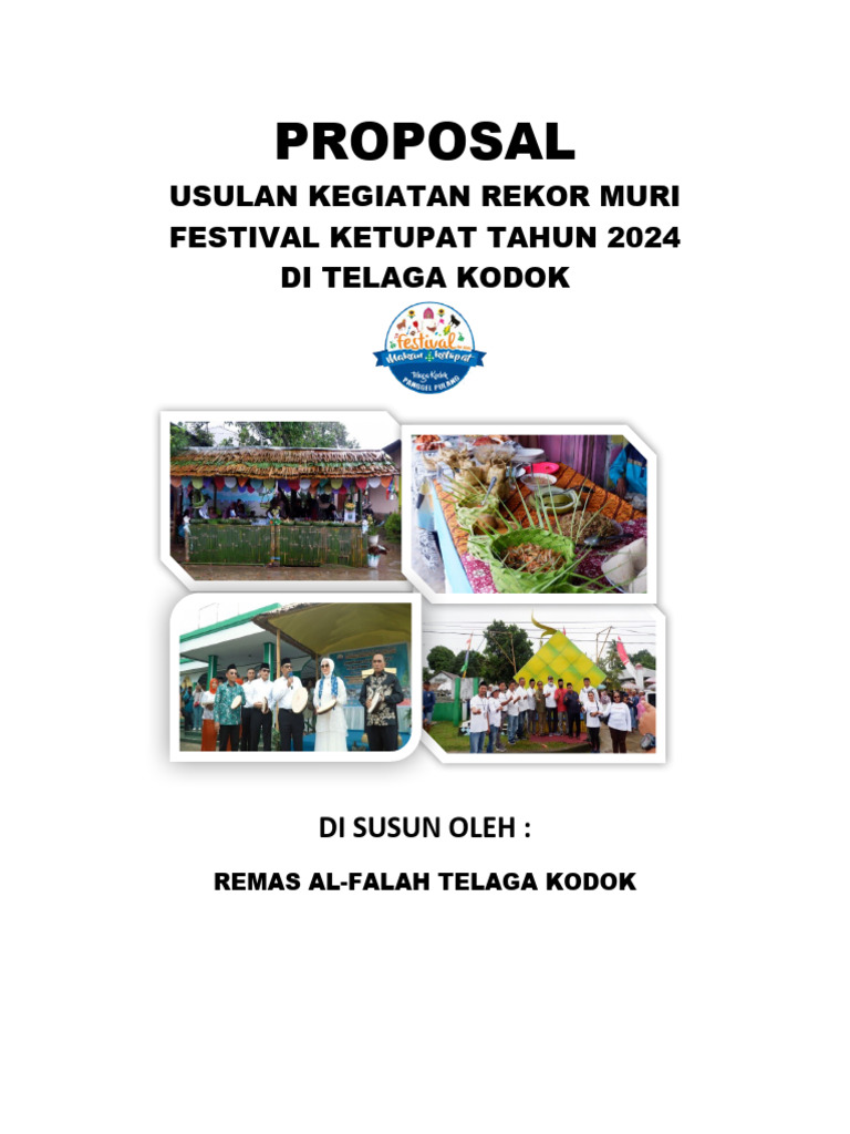 PROPOSAL Fest Ketupat 2024 | PDF | Griya & Taman