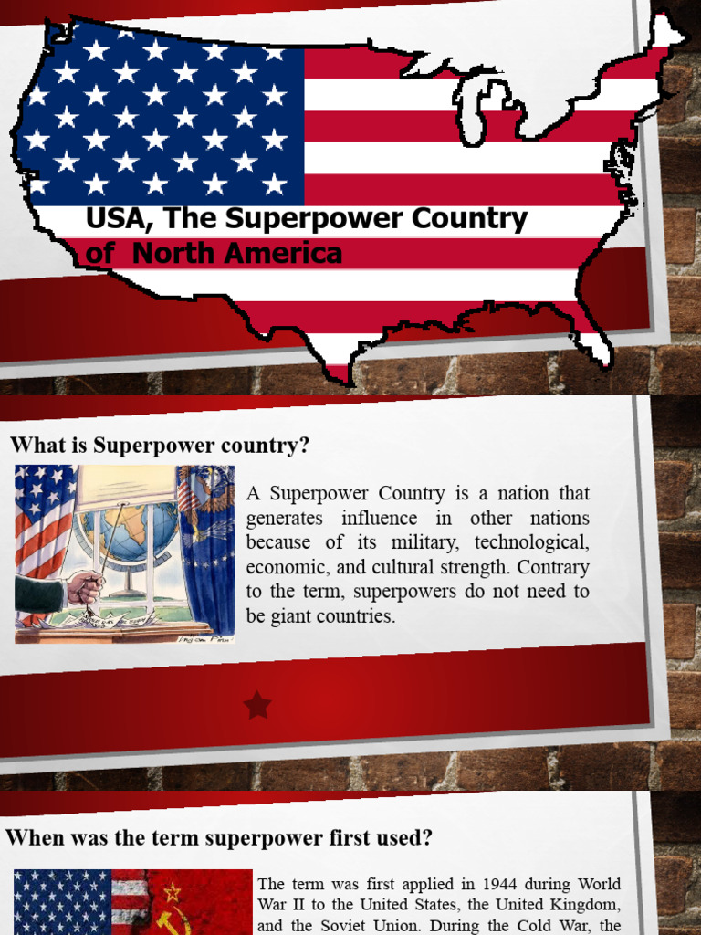 G9 W5 Usa, The Superpower Country of North America | PDF | Superpowers ...