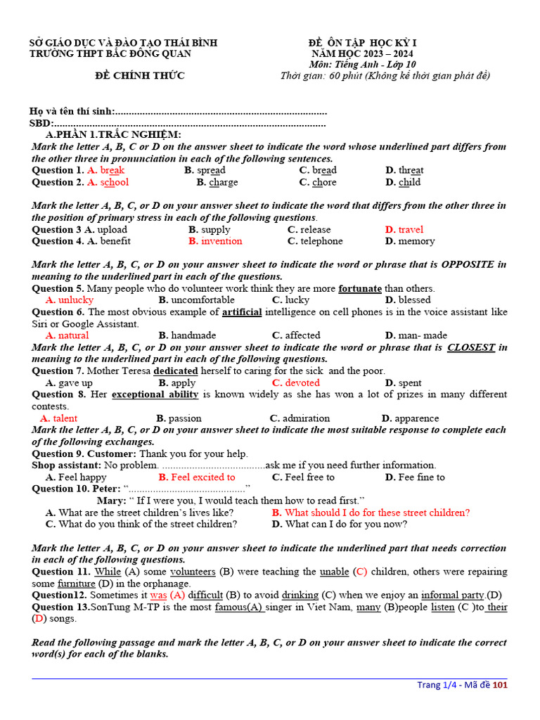 Anh 10 - U1-U5 Bắc Đông Quan | PDF | Computing