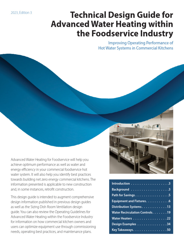 Design Guide For Advanced Water Heating Within Foodservice Industry ...