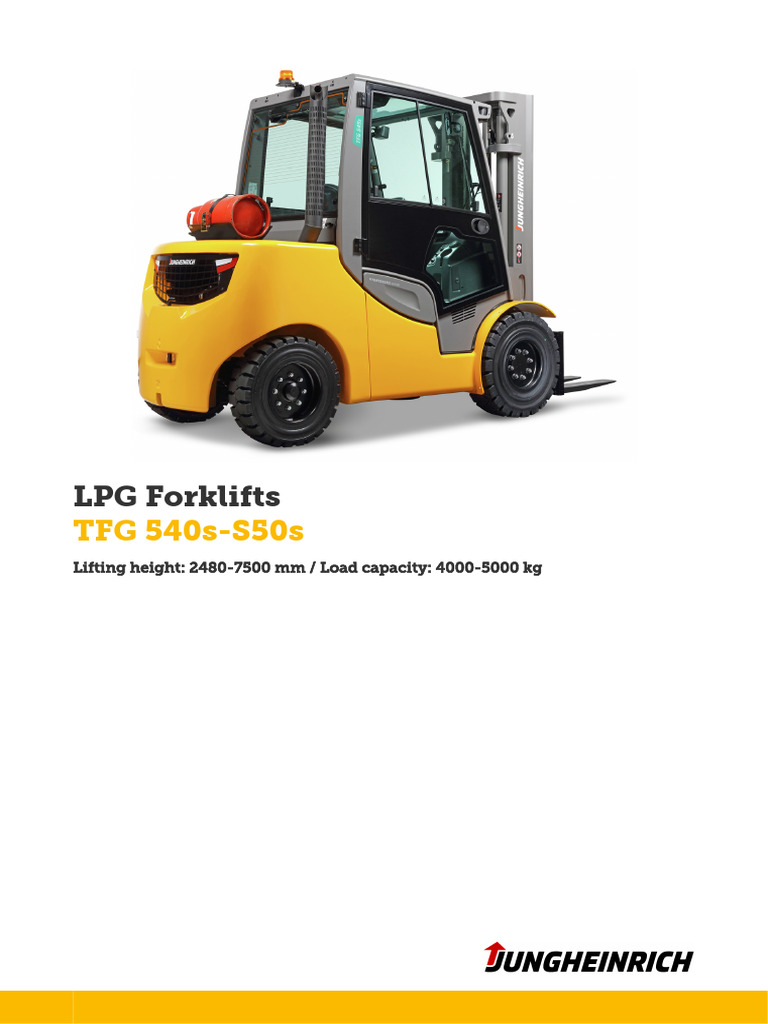 Jungheirich Tfg-540s-545s-550s-S50s-En (8a3) | PDF | Vehicles | Motor ...