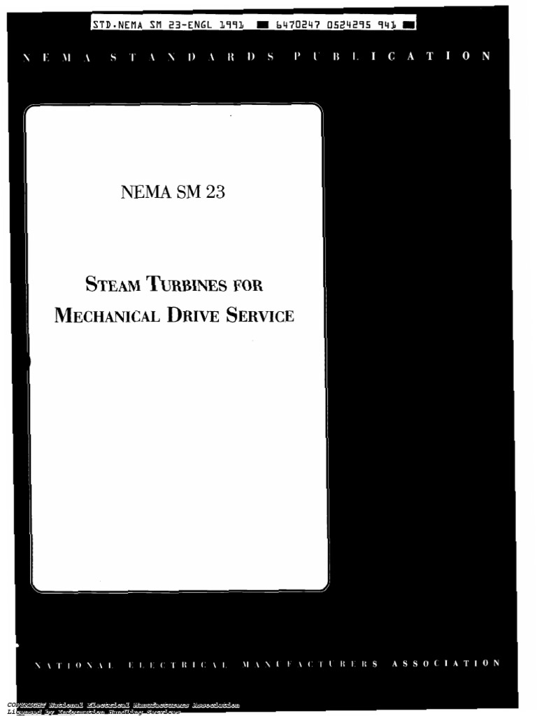 Nema sm23 | PDF | Mechanical Engineering | Physical Quantities
