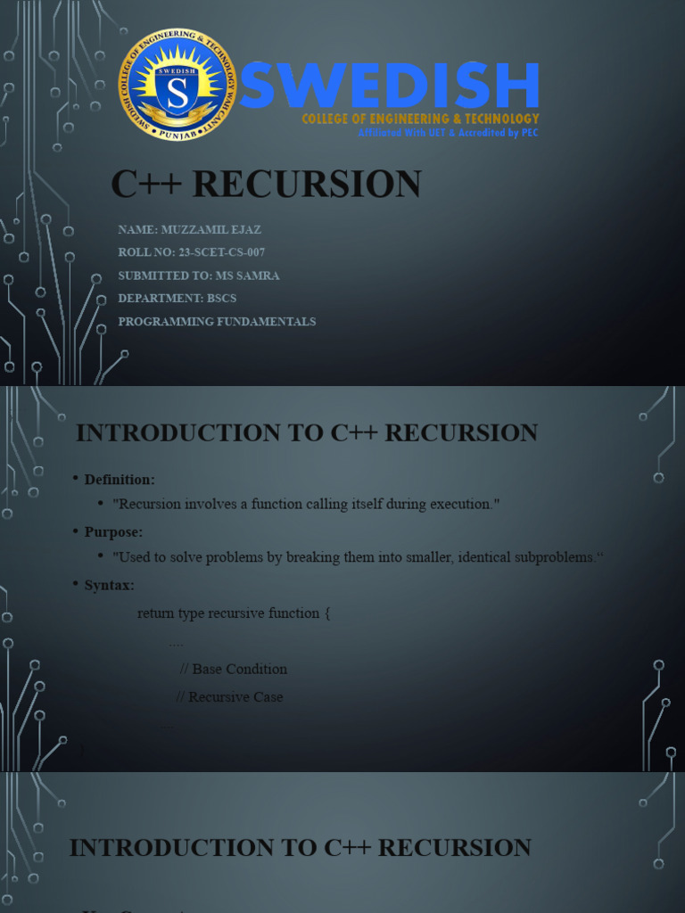 Programming Fundamentals | PDF Programming Fundamentals | PDF