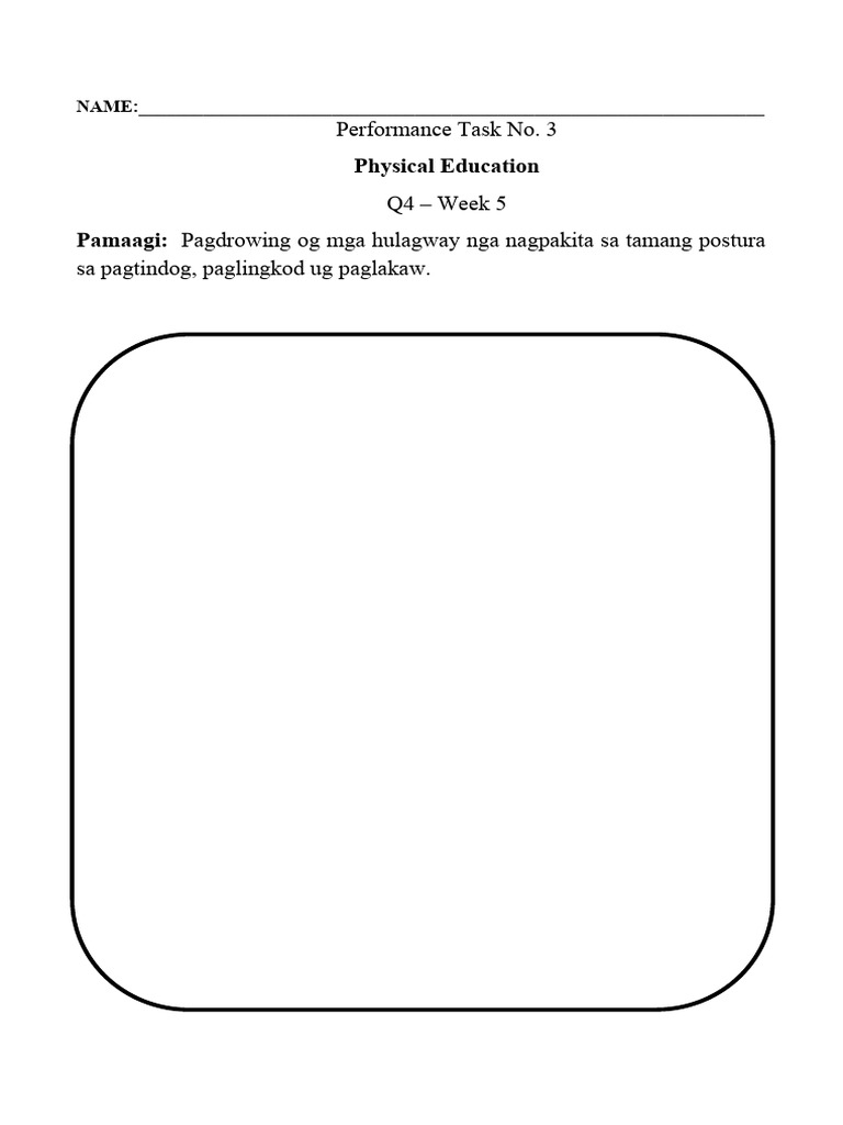PE Q4 Performance Task No 3 | PDF