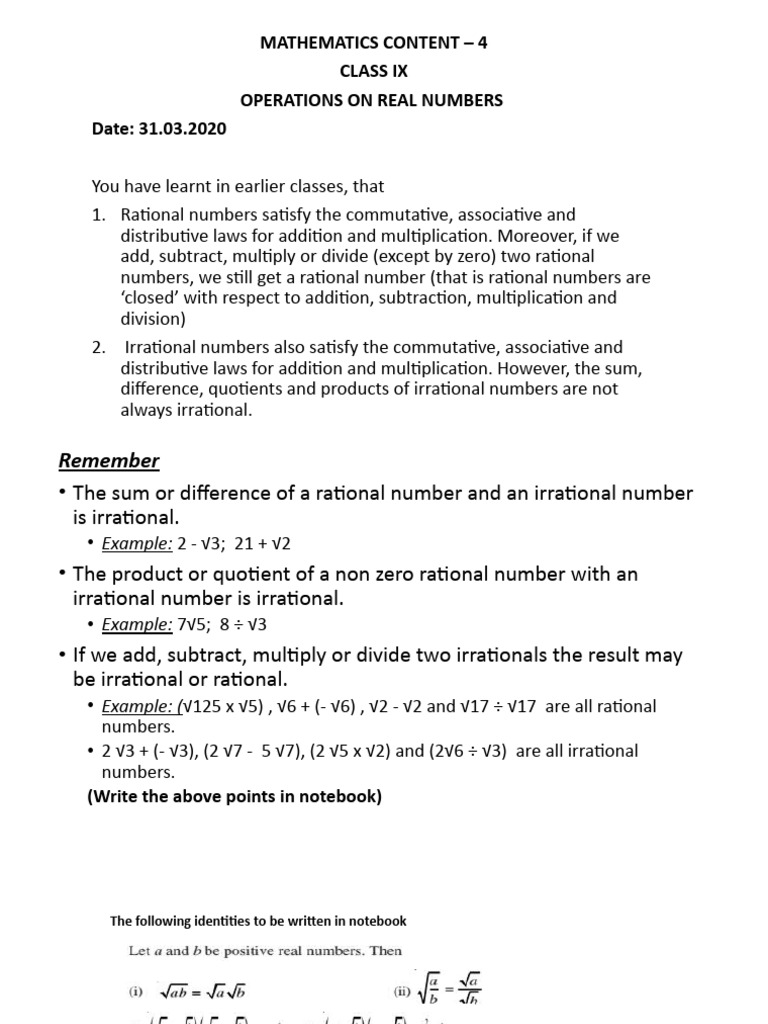 9 Maths Ch 1 Ppt 2 Pdf 6270
