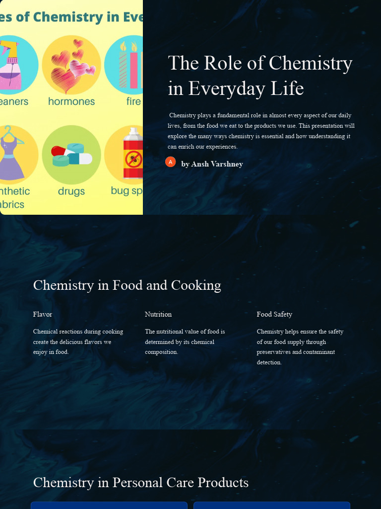 Chemistry Holiday Homework (Ansh Varshney) | PDF | Chemistry | Cosmetics
