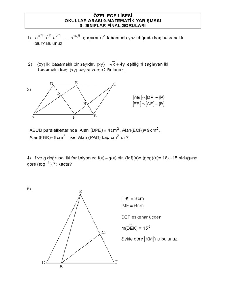 Ege Klasi̇k 1 | PDF