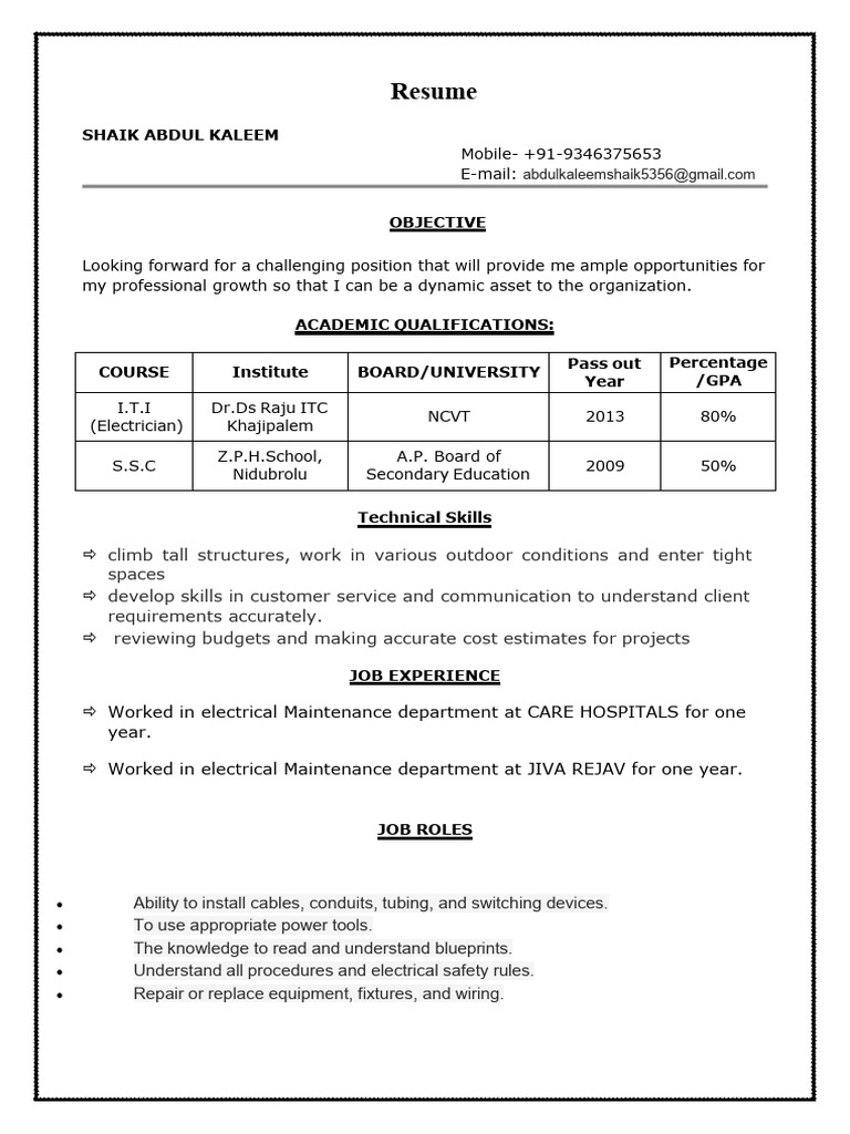 KALEEM RESUME | PDF