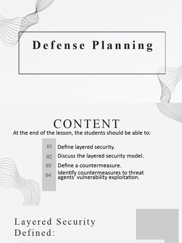 AIS2 Week-3 Defense-Planning | PDF | Security | Computer Security