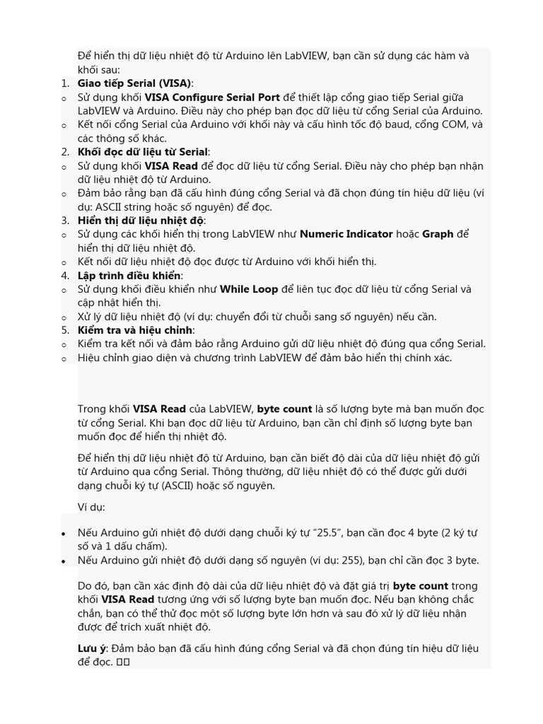 tìm hiểu giao tiếp arduino-labview | PDF
