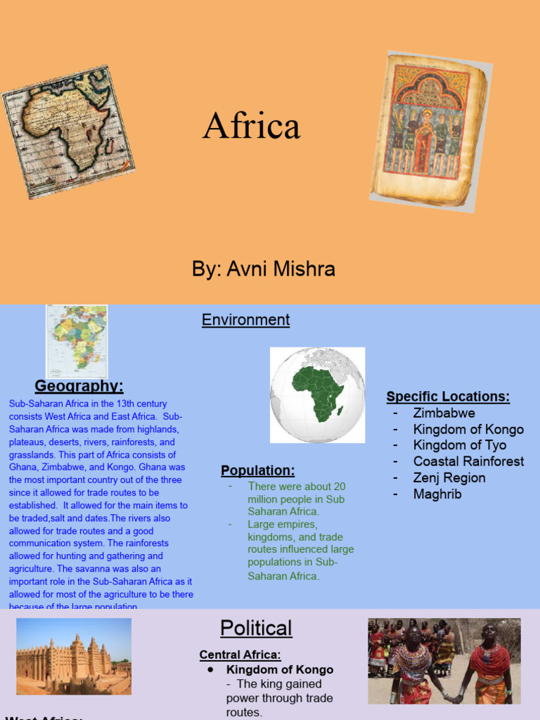 AP World Presentation | PDF | Africa | Sub Saharan Africa