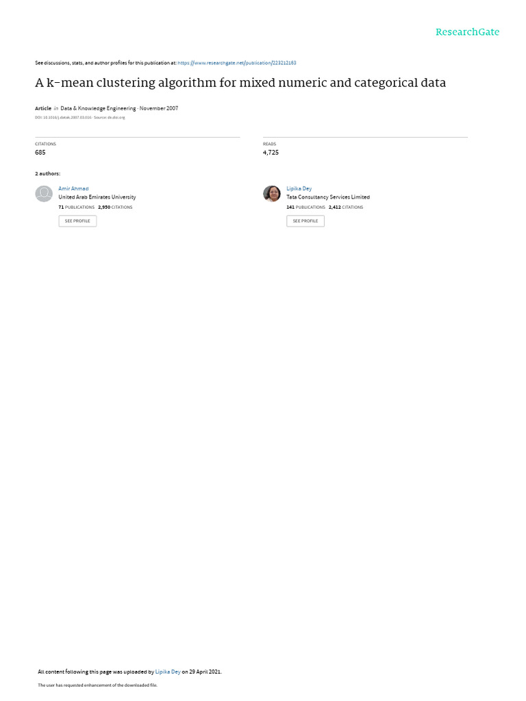 Dke Clustering | PDF | Cluster Analysis | Algorithms