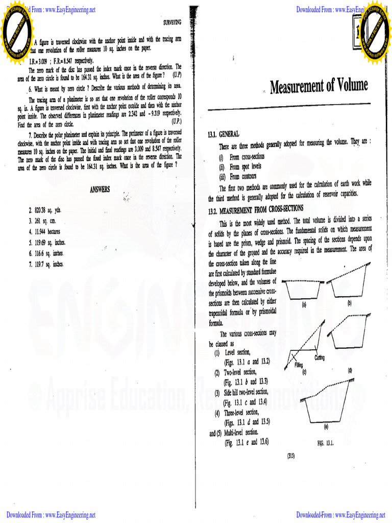Volume | PDF | Area | Euclidean Geometry