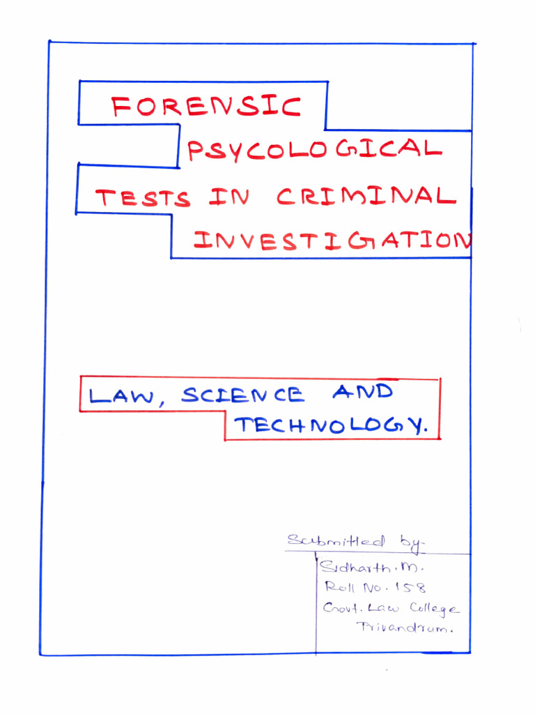 Law, Science and Technology | PDF