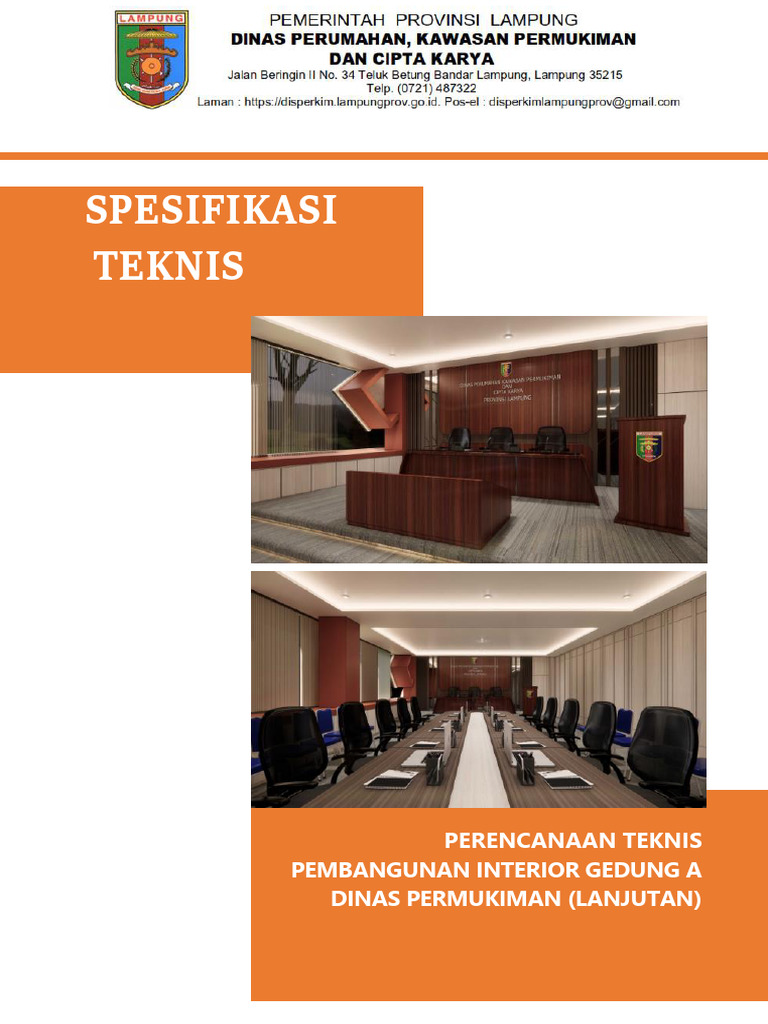 Spektek Interior Gedung A | PDF