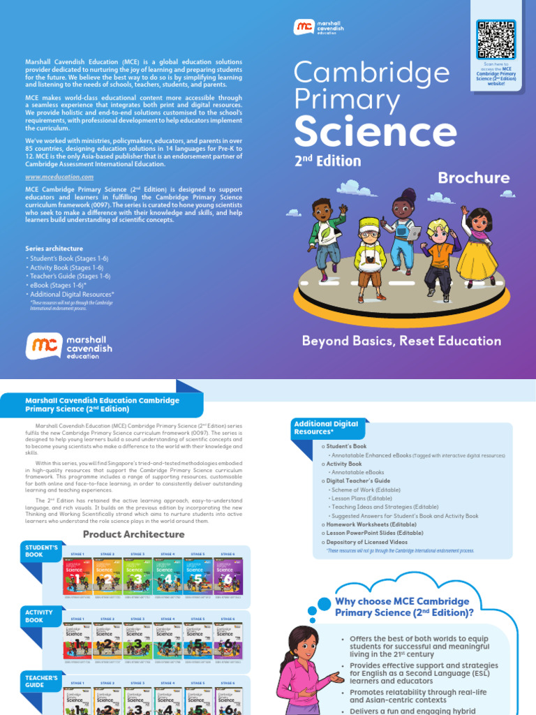 Mce Cambridge Primary Science Brochure | PDF | Science | Curriculum