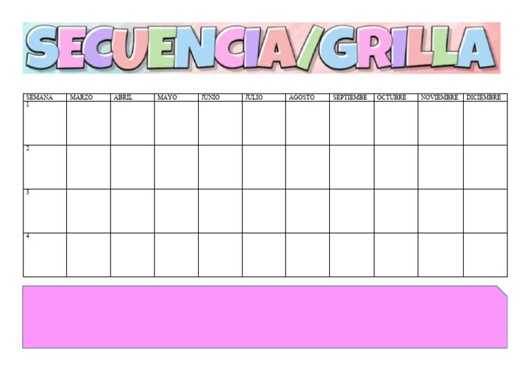 Secuencia Grilla | PDF