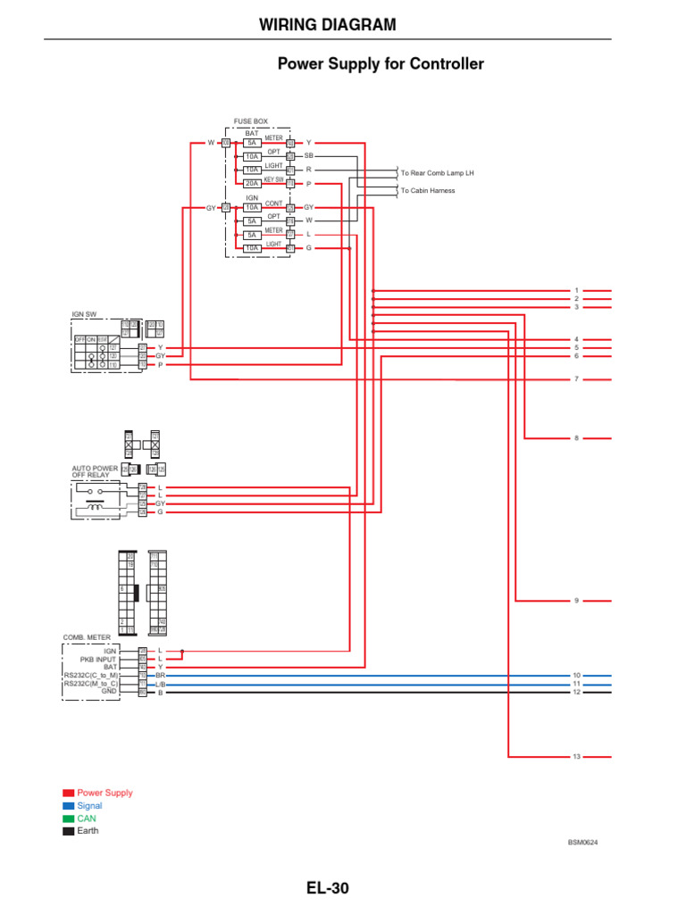 Power Supply For Controller Wiring Diagrams | PDF | Automotive Industry ...