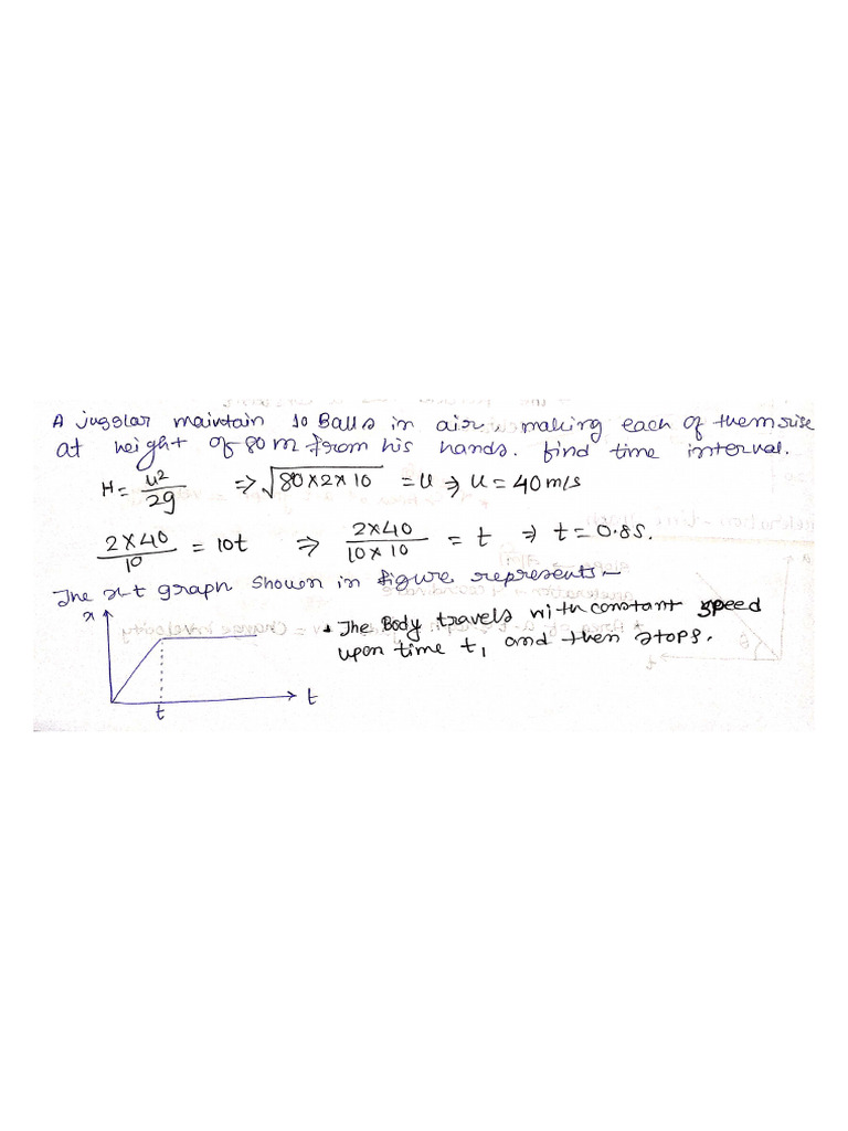 Graph&relative Motion in 1D | PDF
