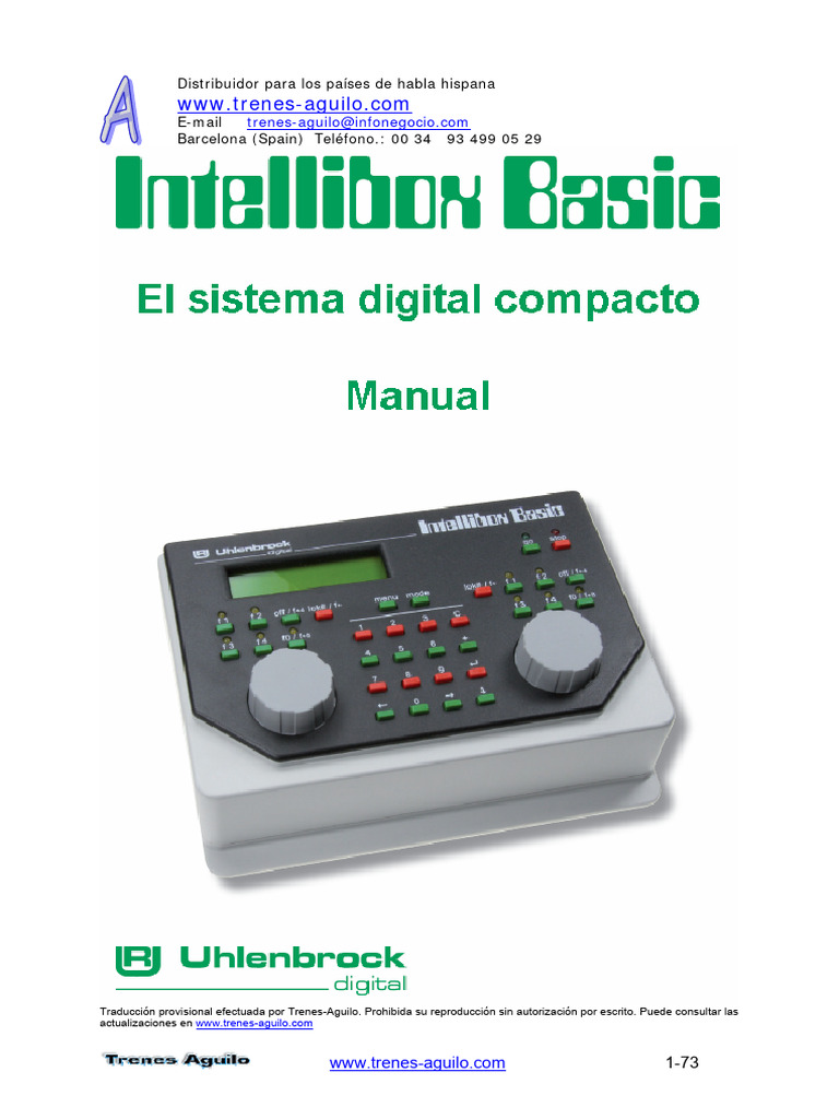 Intellibox Basic | PDF | USB | Locomotoras