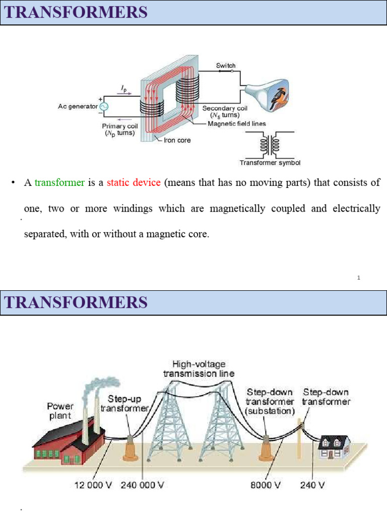 Transformer Updated | PDF | Transformer | Electromagnetic Induction