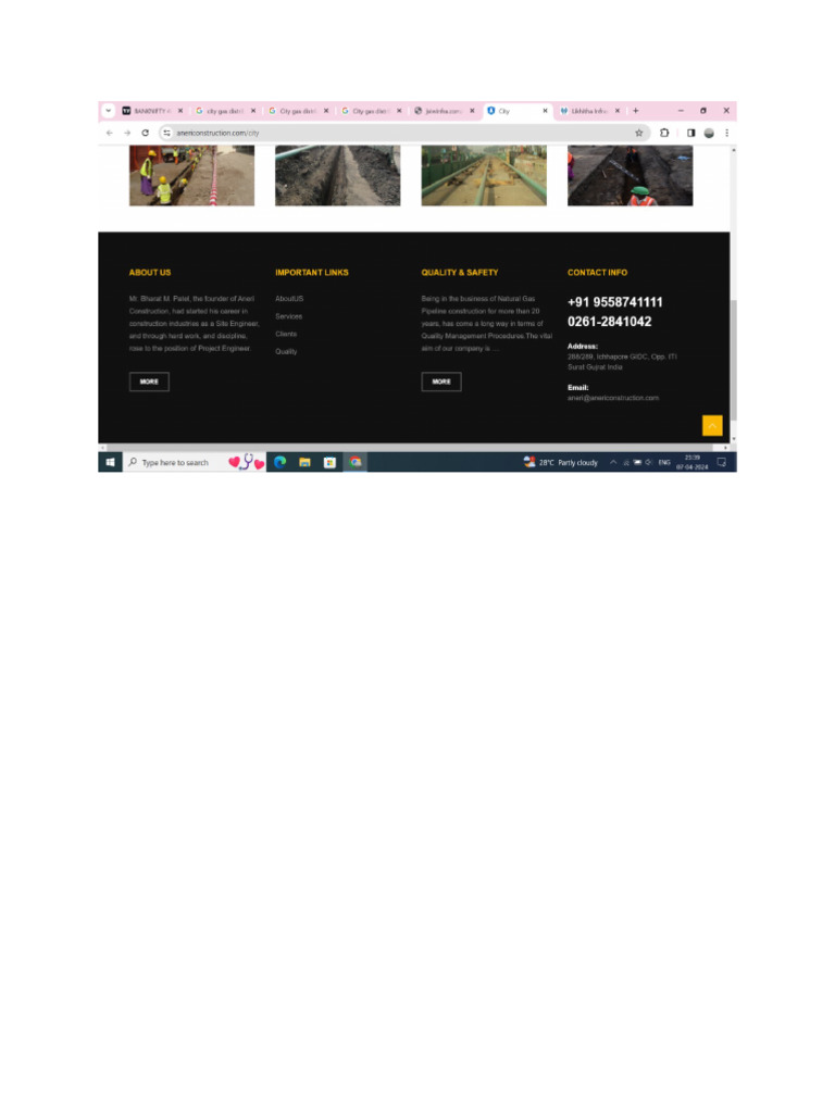 Aneri Construction - CGD Contractor | PDF