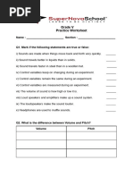Simple Machines Worksheet&Test | PDF