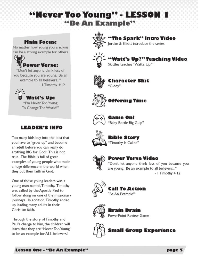 NTY Lesson Sample | PDF | Paul The Apostle | Saint Timothy