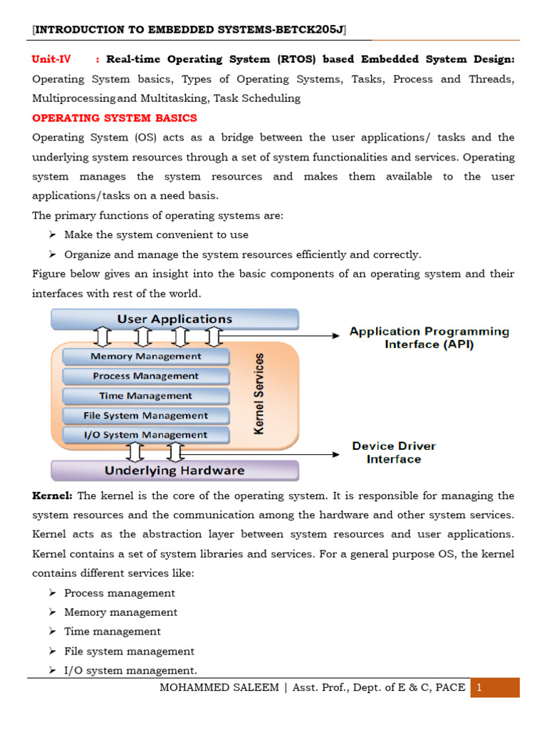 IES U-4 Final1 | PDF | Process (Computing) | Kernel (Operating System)
