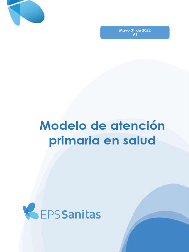 Modelo de Atencion Primaria en Salud EPS Sanitas | PDF | Hipertensión ...