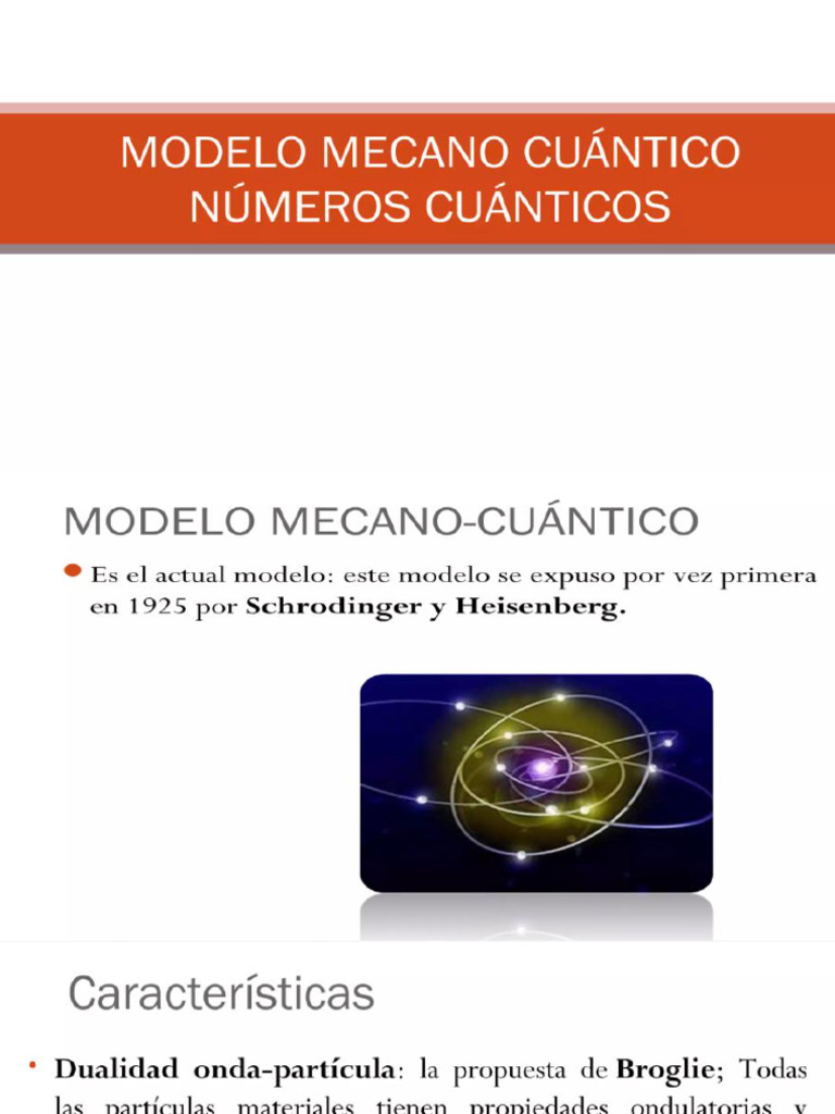 ppqg8 Modelo Mecanico Cuantico | PDF | Ciencia y matemáticas