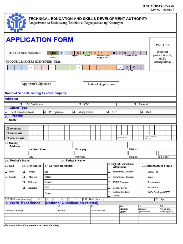 EIM NC II Application | PDF