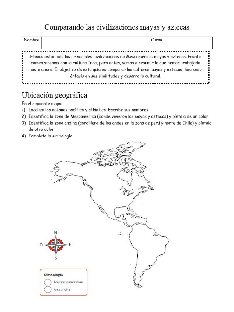 Comparando Las Civilizaciones Mayas y Aztecas | PDF | Civilización maya ...
