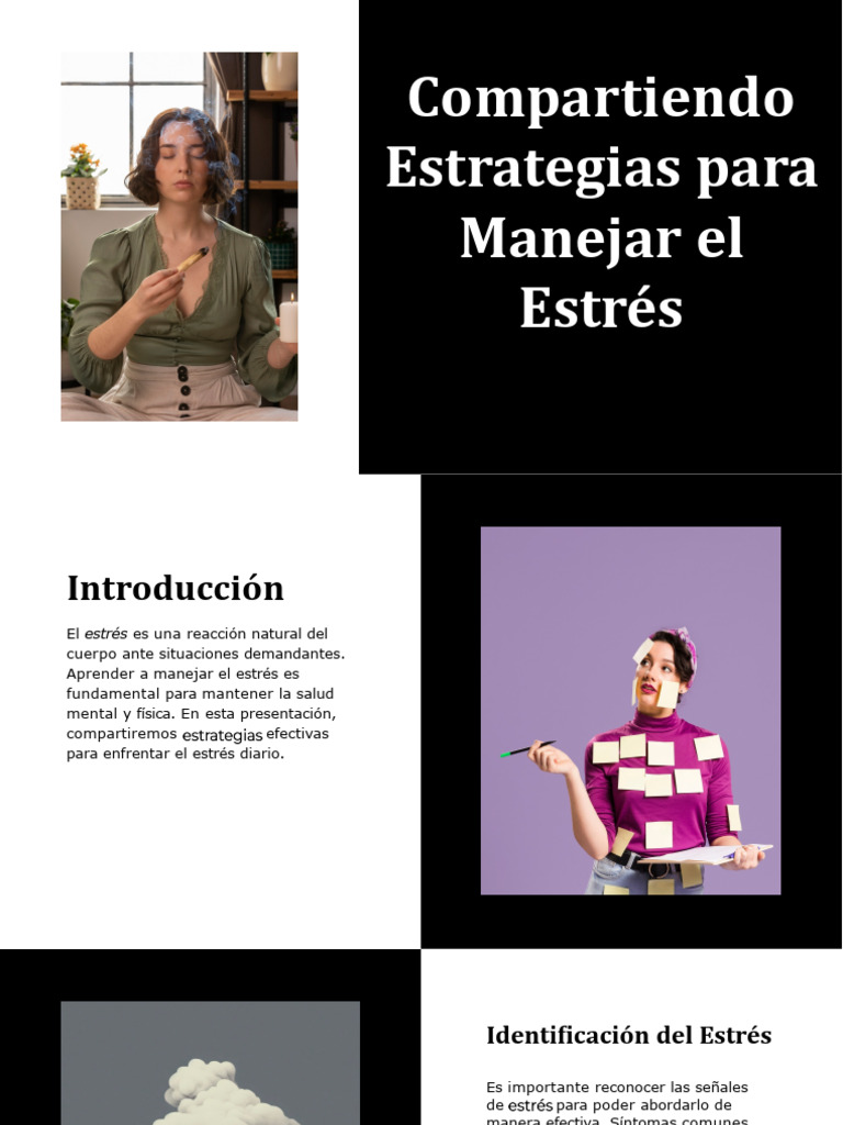 Compartiendo-Estrategias-Para-Manejar-El-Estres | PDF | Estrés (biología) | Sicología