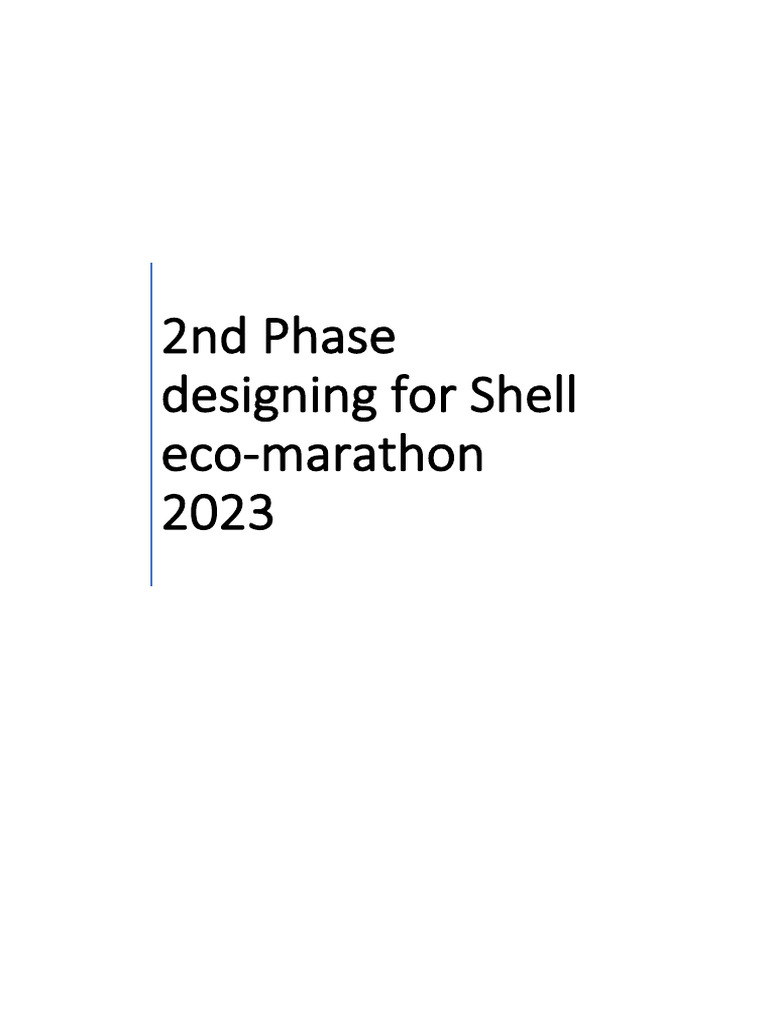 Shell Eco-Marathon Chassis Design Guide | PDF | Brake | Alloy