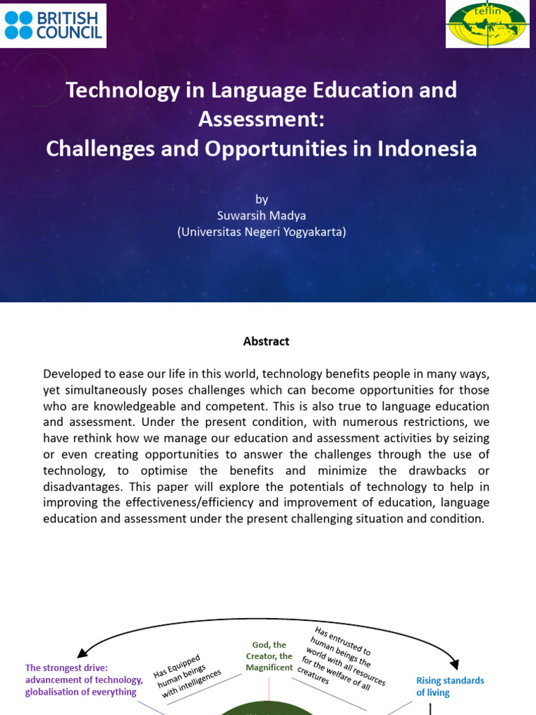 Technology And Language Teaching And Assessment Suwarsih Madya Pdf