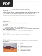 Avaliação de Geografia 3 Ano | PDF | Ciências Sociais | Autoajuda