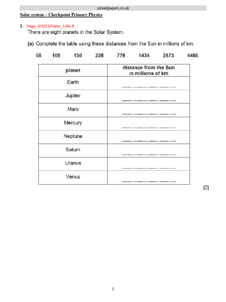 2023-2-Solar-system-checkpoint_primary-physics-progression-stage-6 | PDF