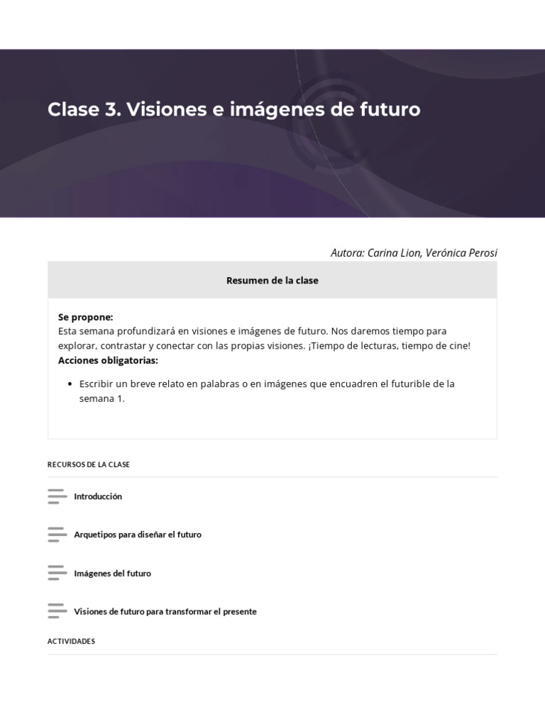 Clase 3 Visiones e Imagenes de Futuro - Compressed | PDF | Inteligencia artificial ...