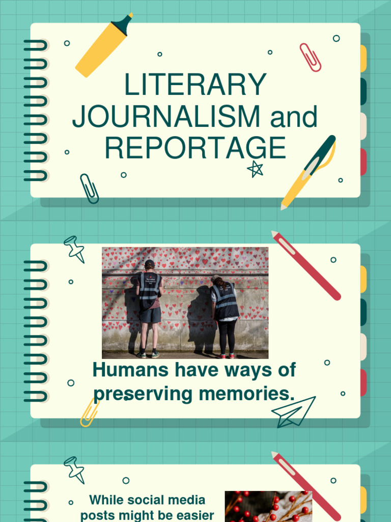 Literary Journalism and Reportage | PDF | Learning | Journalism