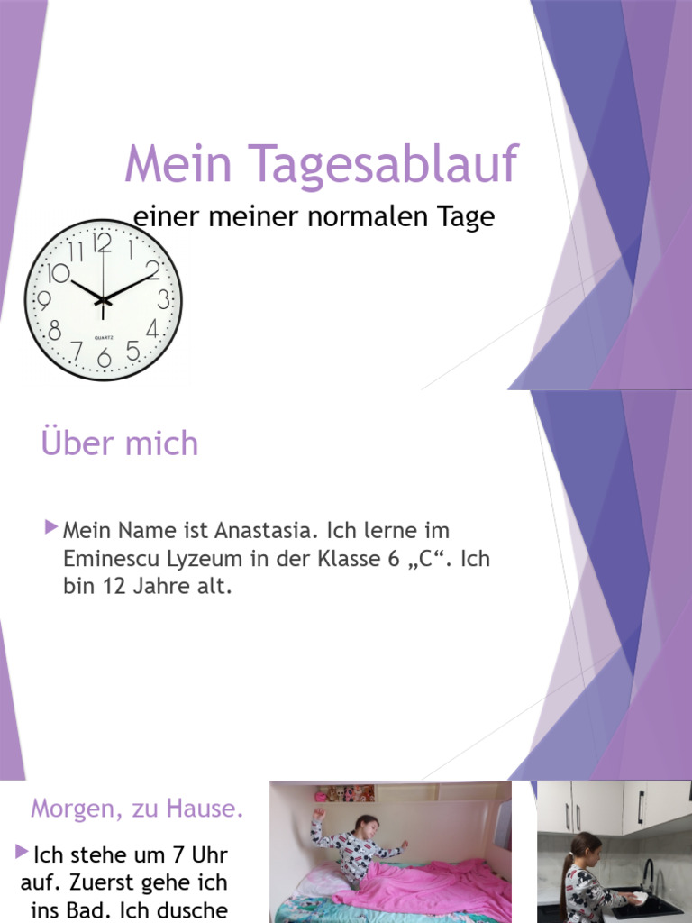 Mein Tagesablauf | PDF