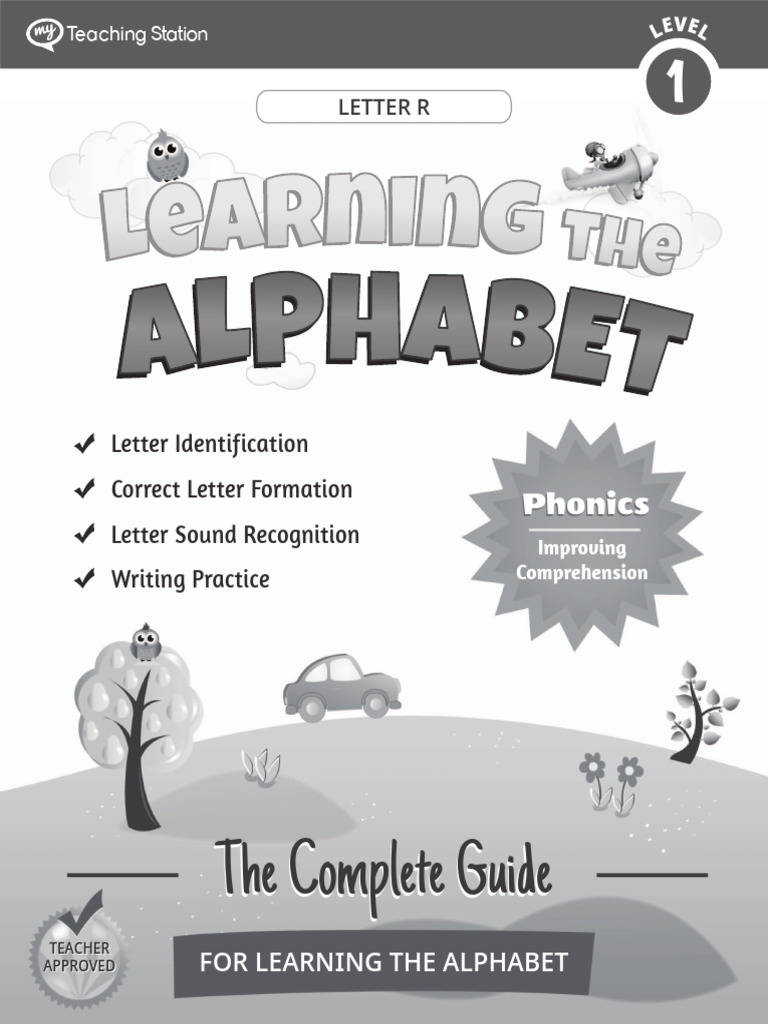 MTS Learning The Alphabet Level1 Letter R Workbook | PDF | Letter Case ...