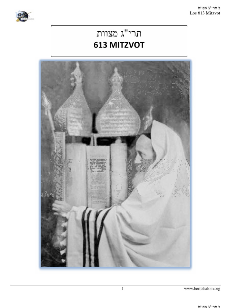 613 Mitzvot | PDF | Korban | Pascua