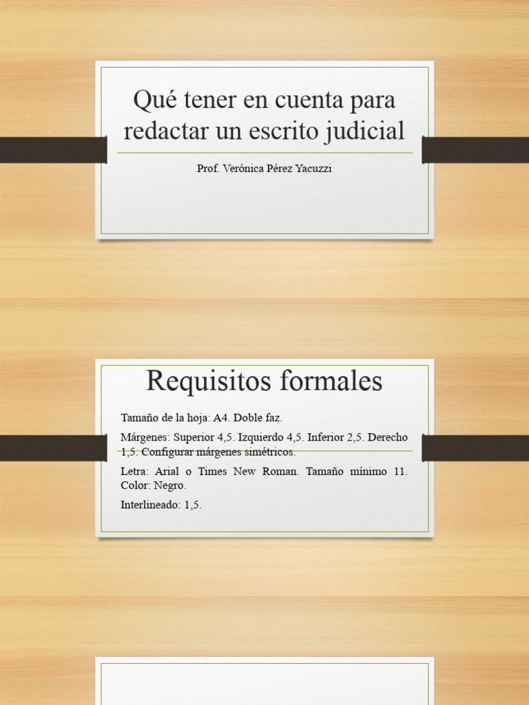 Qué Tener en Cuenta para Redactar Un Escrito | PDF