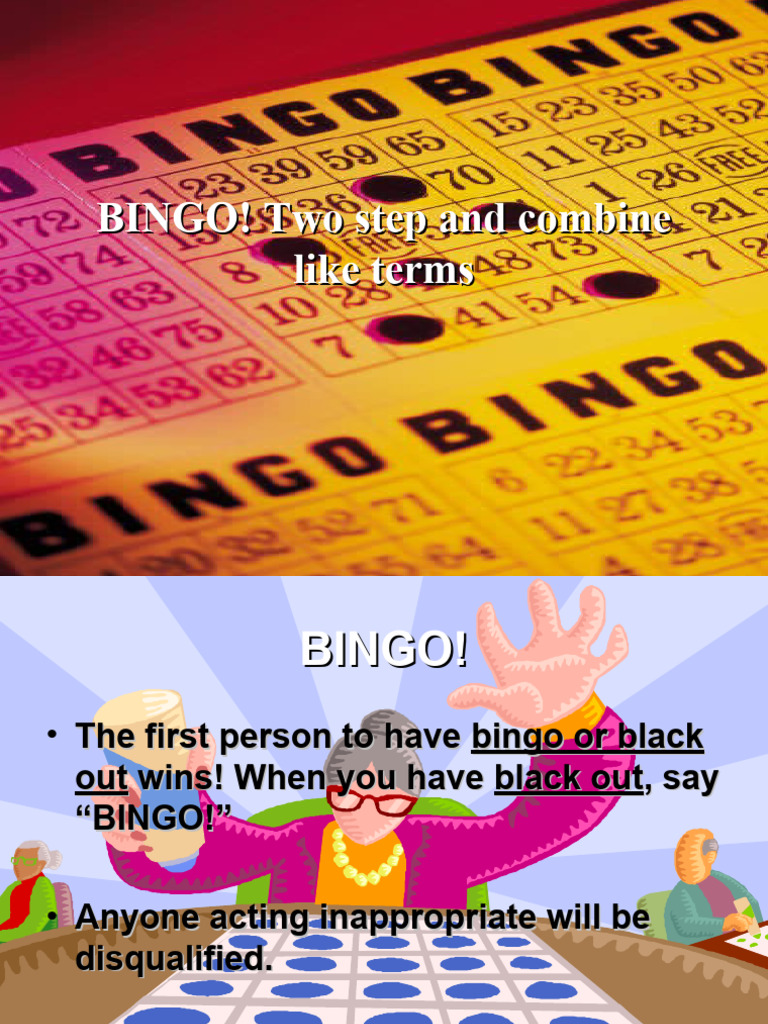 Bingo Math: Solve Equations Game | PDF | Gambling Games | Games Of Chance