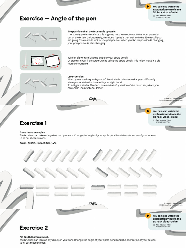 Exercise - Angle of The Pen | PDF | I Pad