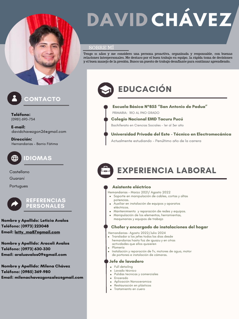 David Chávez CV | PDF