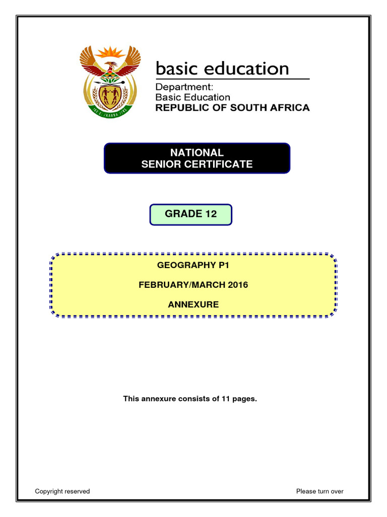 National Senior Certificate: Grade 12 | PDF | Cyclone | Urbanization