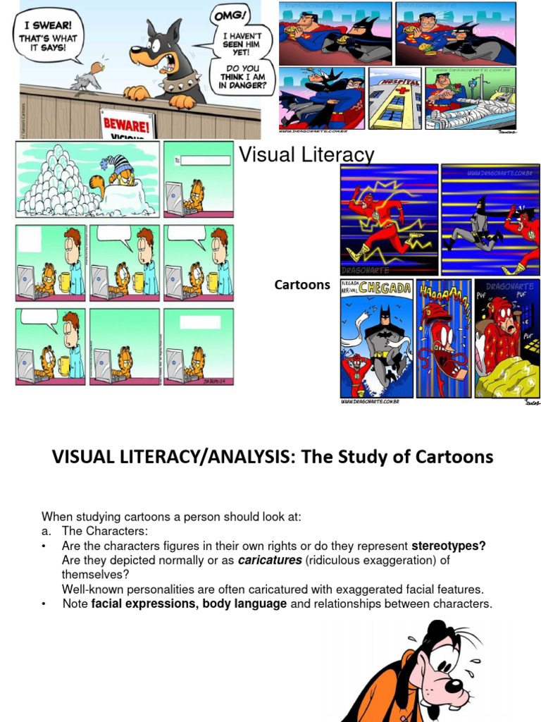 Gr 9 Eng Fal - Cartoons - Powerpoint | PDF | Cartoon | Animation