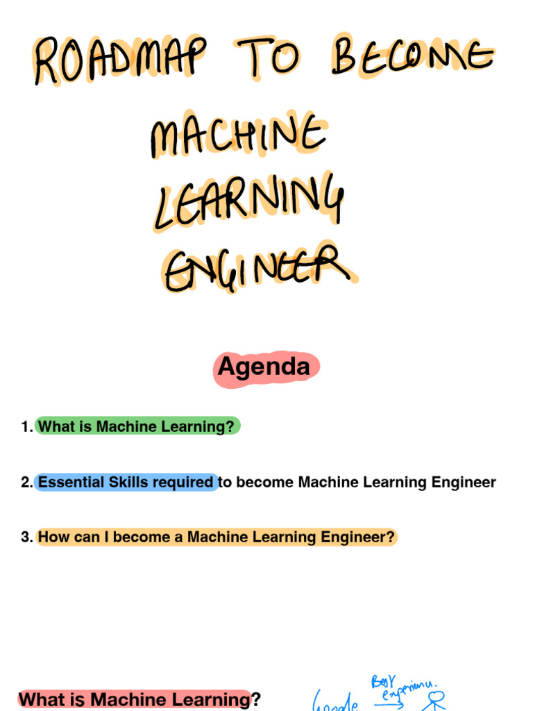 Masterclass Roadmap To Become Machine Learning Engineer 22june | PDF ...